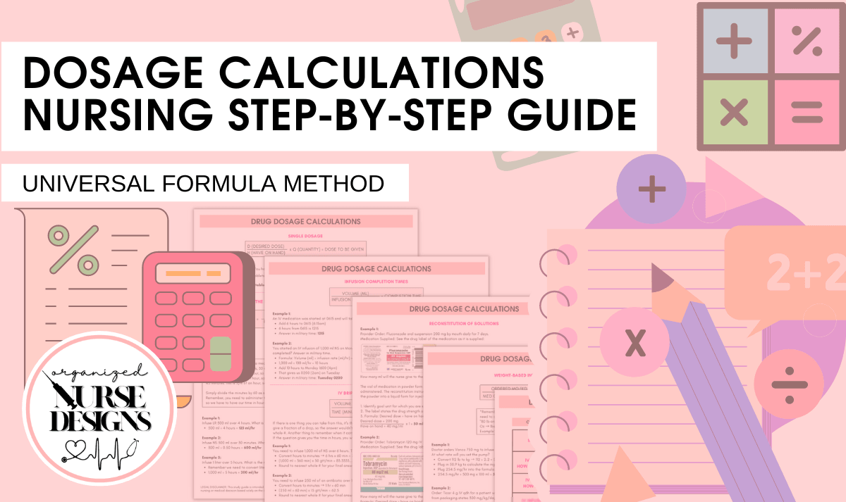 Printable Nursing Pharmacology Dosage Calculations Cheat 50 OFF Printable Nursing Pharmacology Dosage Calculations Cheat 50 OFF