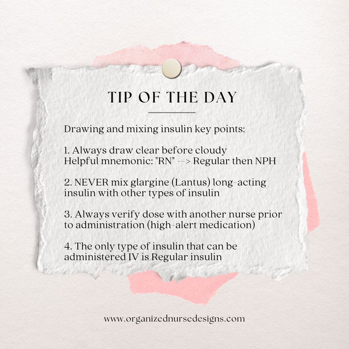 Nursing Tip of the Day – OrganizedNurseDesigns
