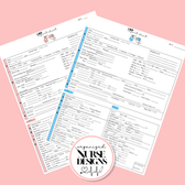 SBAR Labor and Delivery Nurse Report Sheet | OB/Maternity | Postpartum ...
