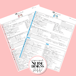 SBAR Labor and Delivery Nurse Report Sheet | OB/Maternity | Postpartum ...
