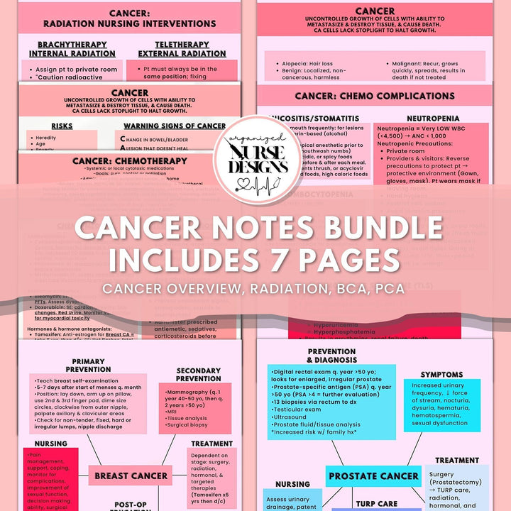 Nursing School Study Guides – OrganizedNurseDesigns