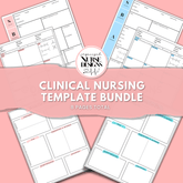 Nursing School Study Templates – OrganizedNurseDesigns